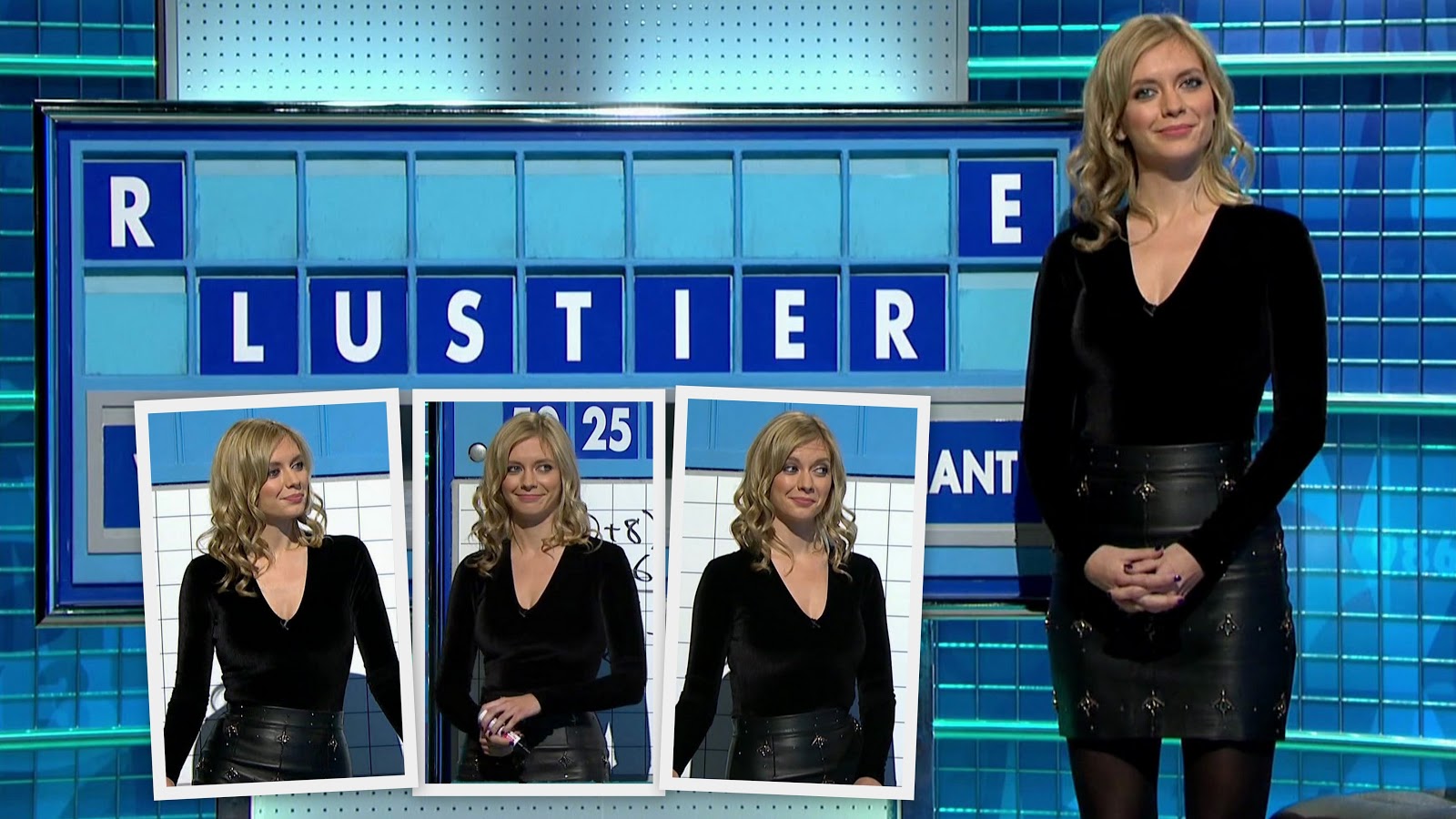 Rachel Riley Wallpapers: Rachel Riley - Super Sexy in Black Leather