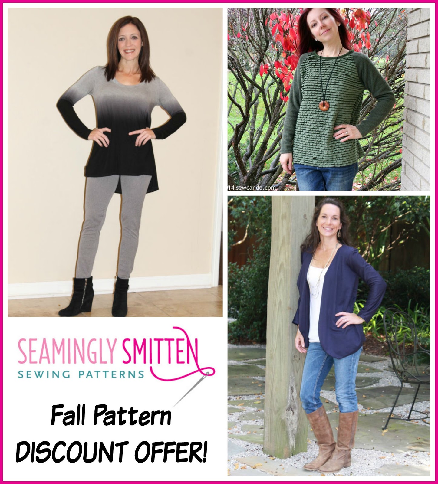 Sew Can Do: Fall Fashion Patterns from Seamingly Smitten + Discount Code