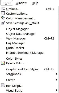 Using Tools Menu in Corel Draw 12 Complete English Notes | How to Use ...