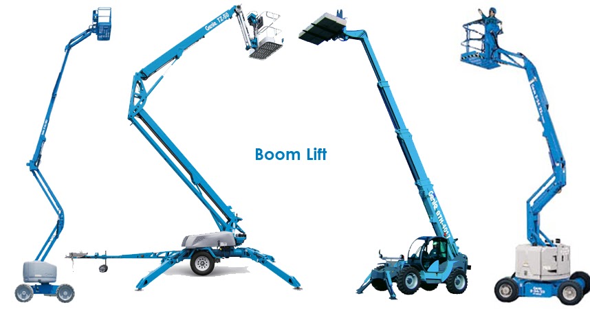 The different types of boom lifts Available