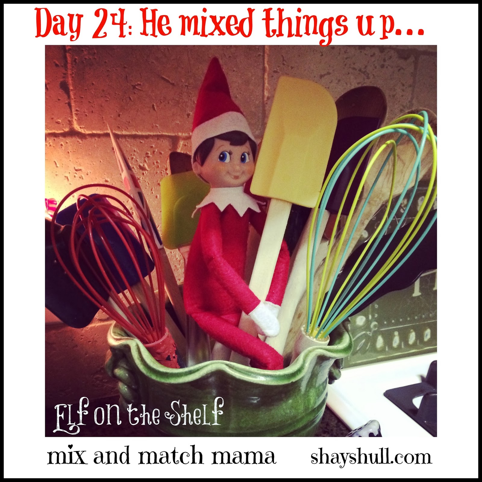 Elf on the Shelf Ideas - Mix & Match Mama