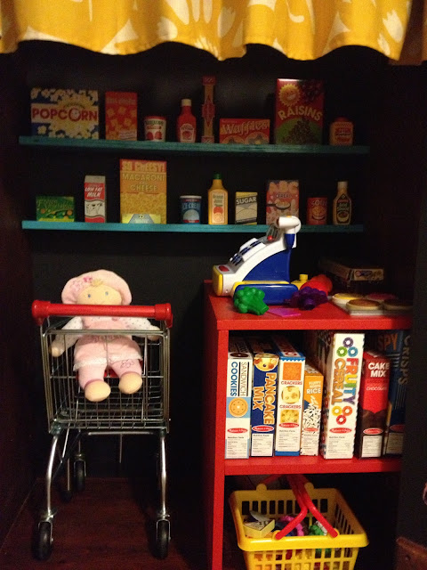 Inspired Whims: Stop, Shop, & Roll - A Kid-Sized Grocery Store