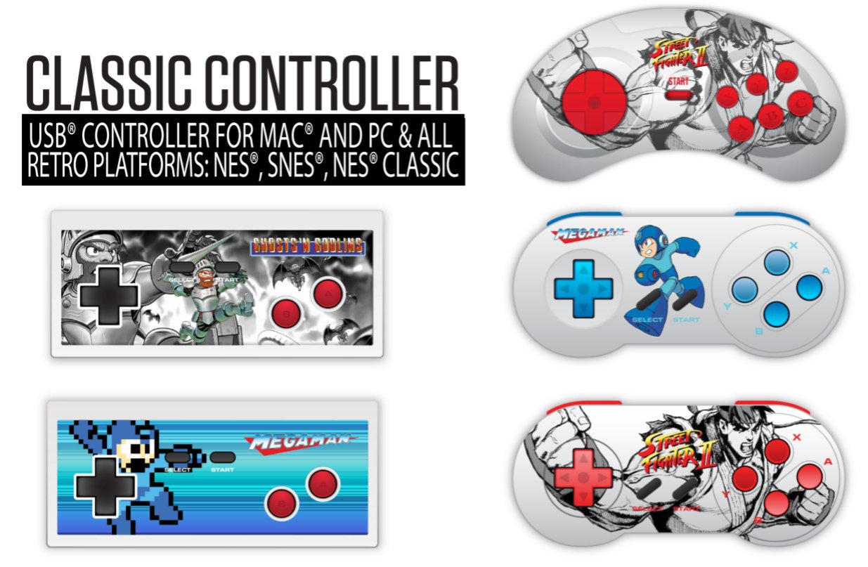 Rockman Corner: Licensed Mega Man NES and SNES Controllers Hit Retail ...