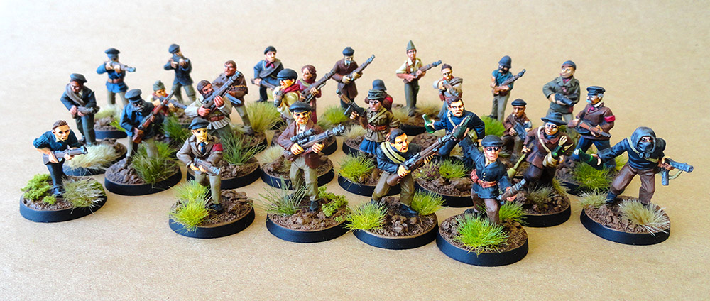Small Wars in Southern Africa: 28mm Partisans: The gathering storm...