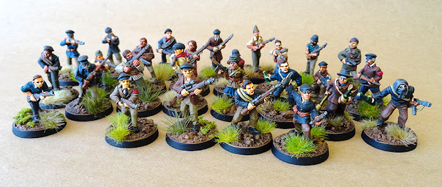 Small Wars in Southern Africa: 28mm Partisans: The gathering storm...