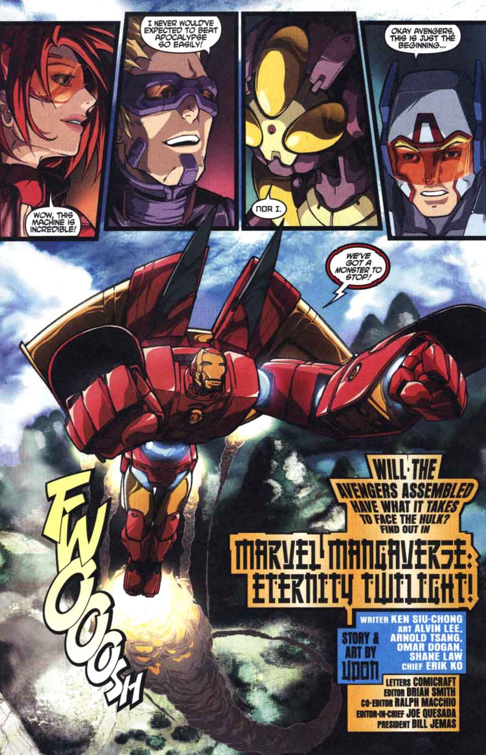 Read online Marvel Mangaverse: Avengers Assemble! comic - Issue # Full