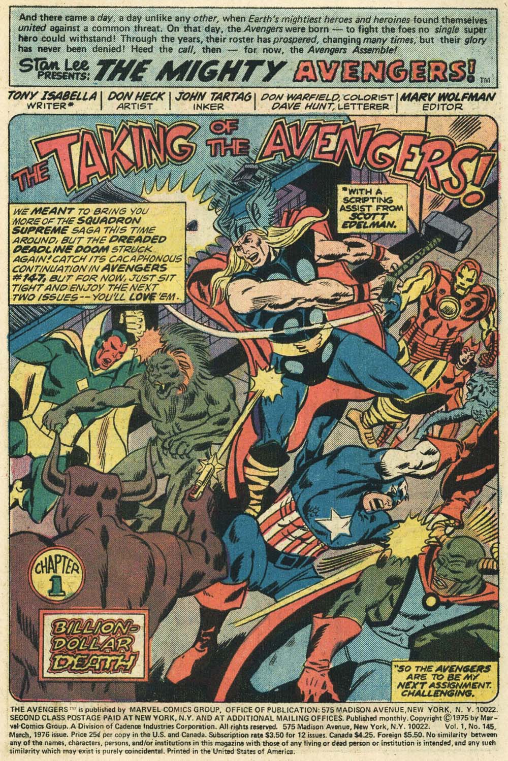 Read online The Avengers (1963) comic - Issue #145