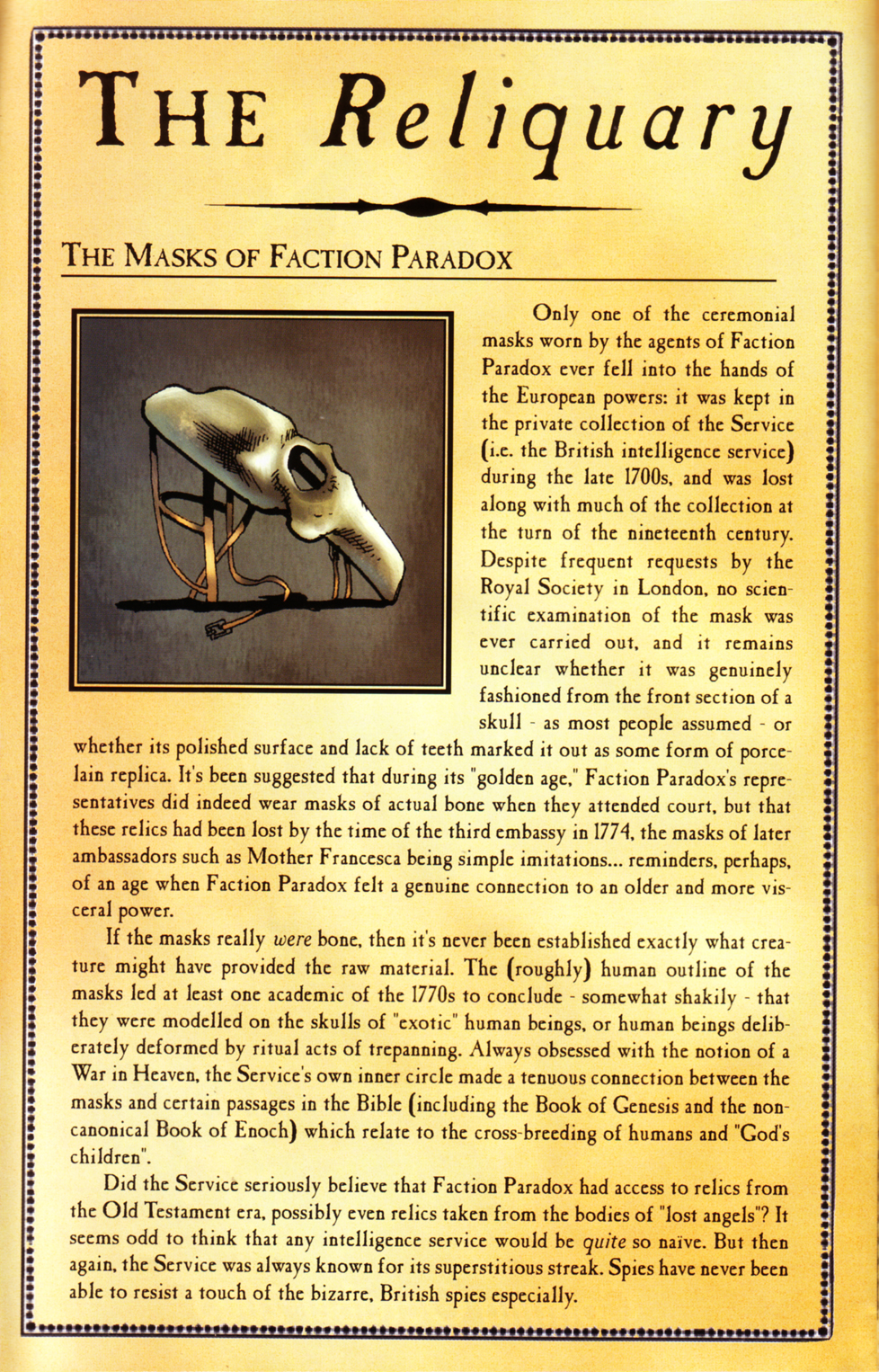 Faction Paradox Issue 1 | Read Faction Paradox Issue 1 comic online in ...