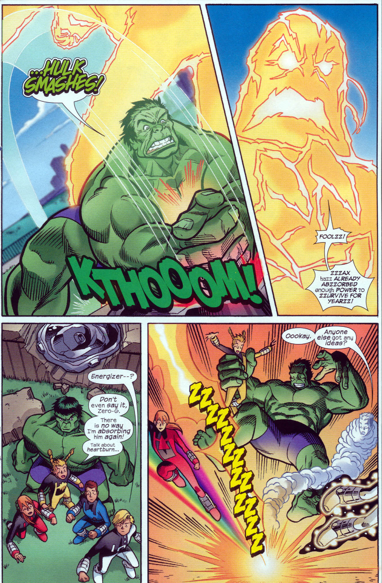 Read online Hulk and Power Pack comic - Issue #2