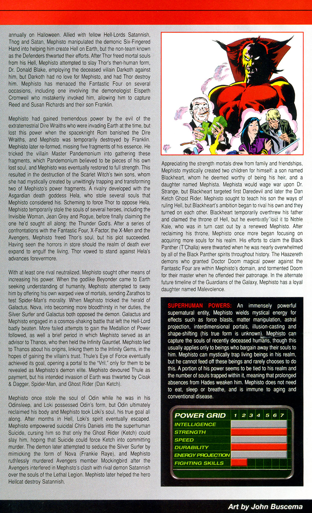 Read online Official Handbook of the Marvel Universe: Horror 2005 comic ...