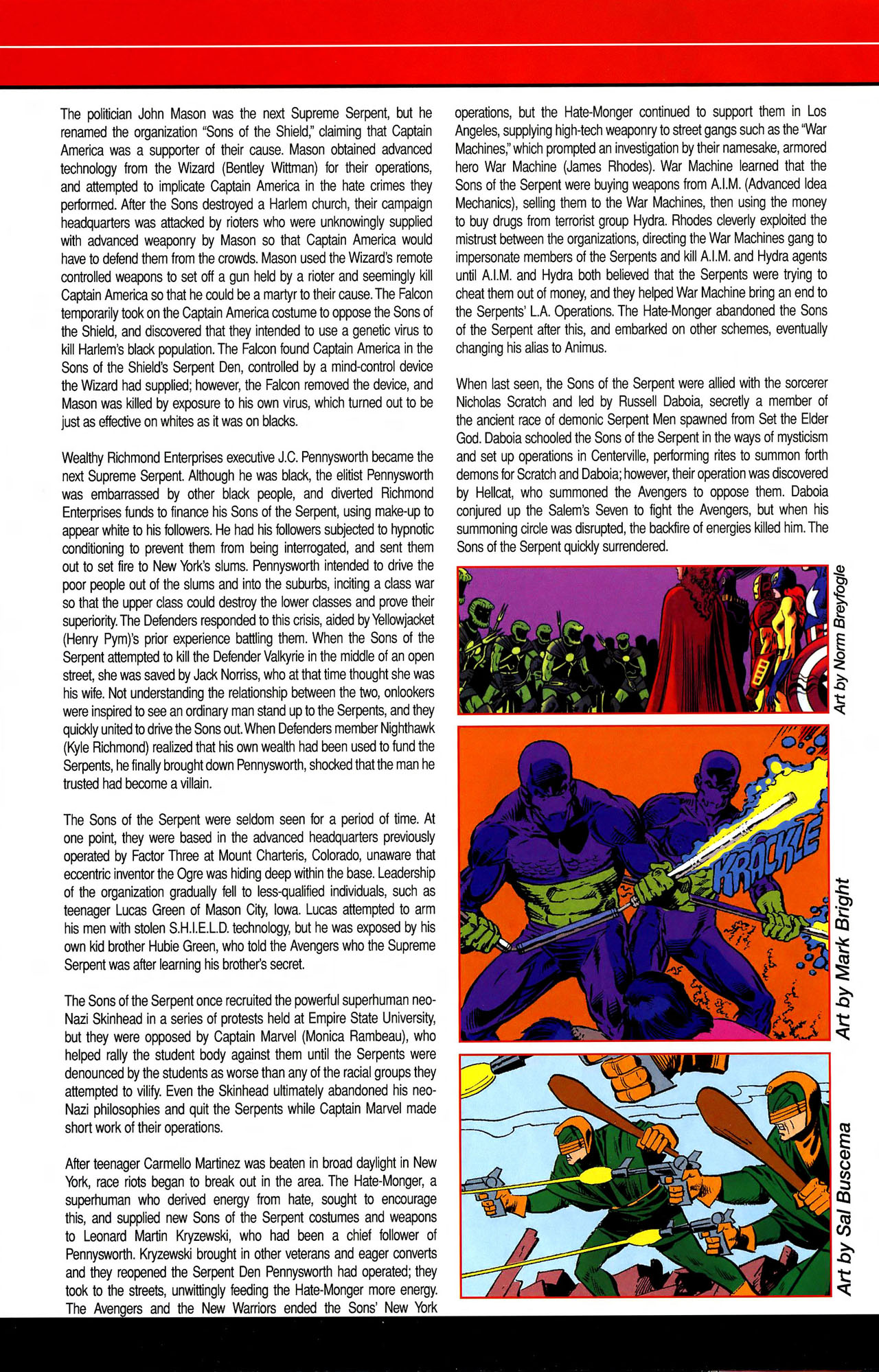 Read online All-New Official Handbook of the Marvel Universe A to Z ...