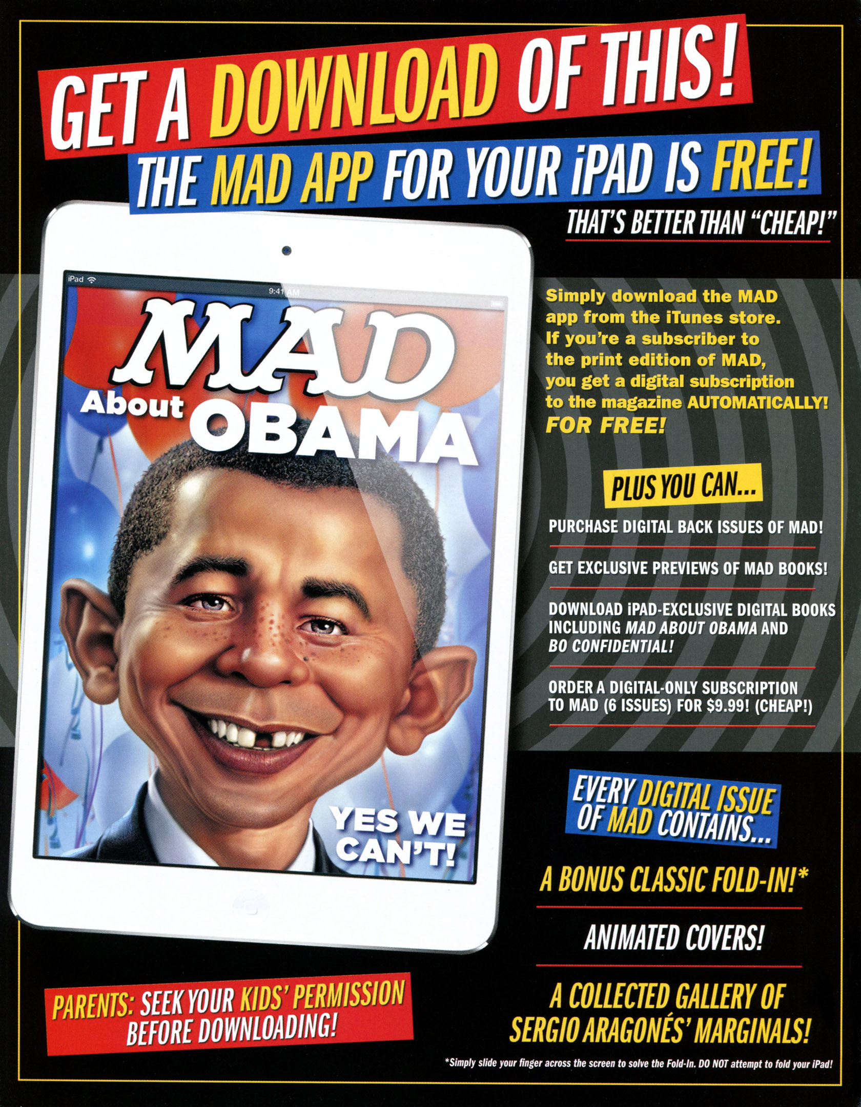 Read online MAD comic - Issue #520