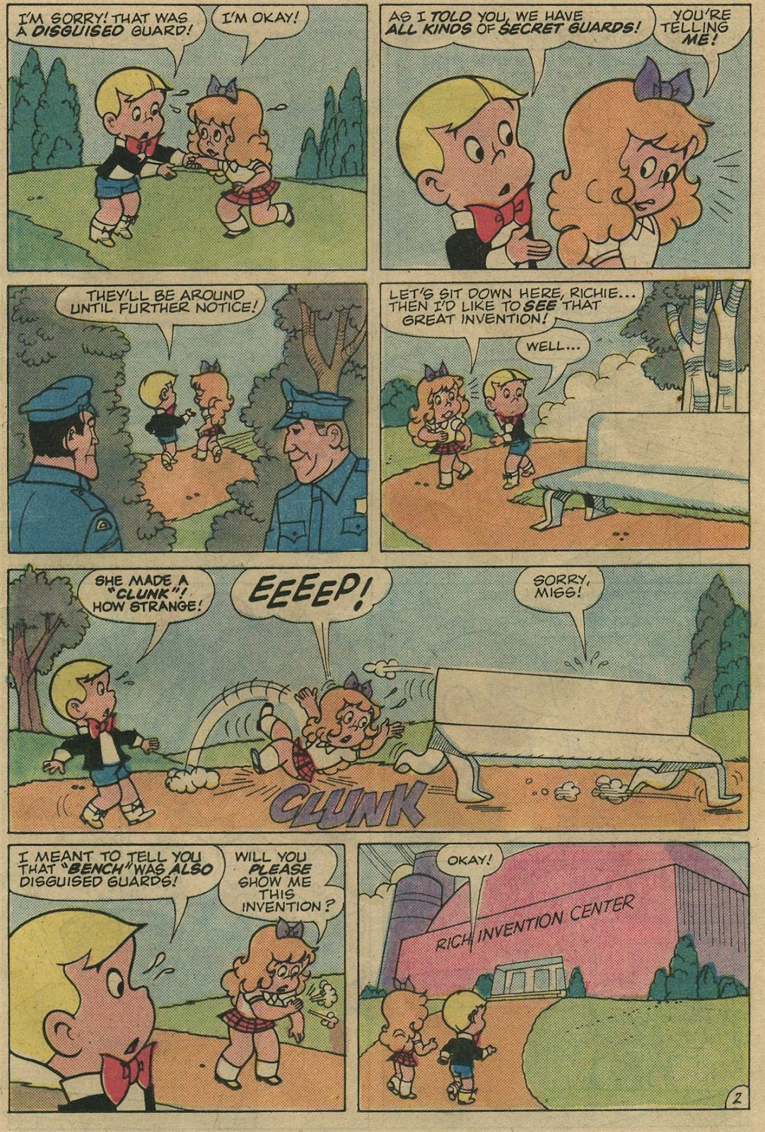 Read online Richie Rich & His Girl Friends comic - Issue #16