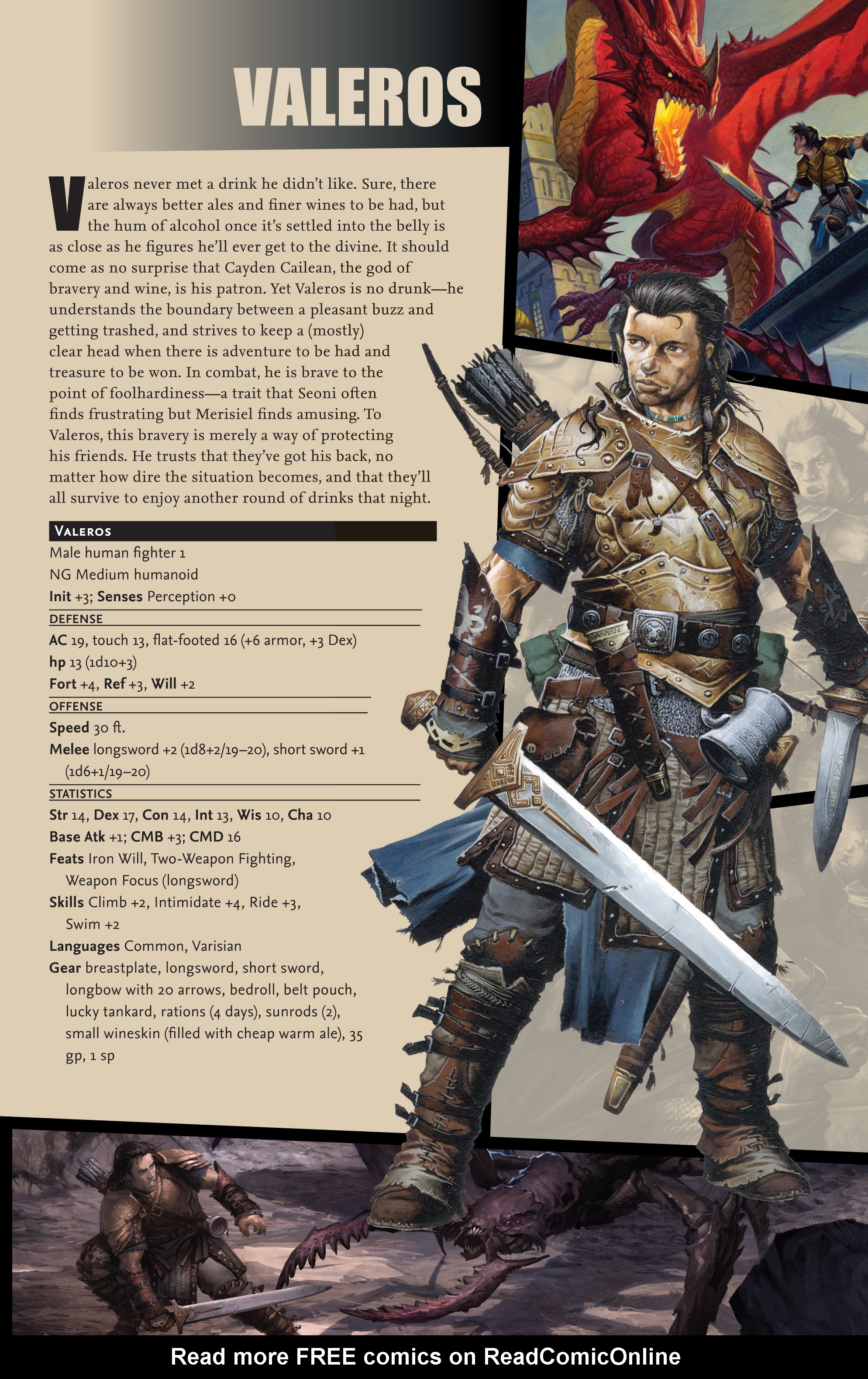 Read online Pathfinder comic - Issue #1