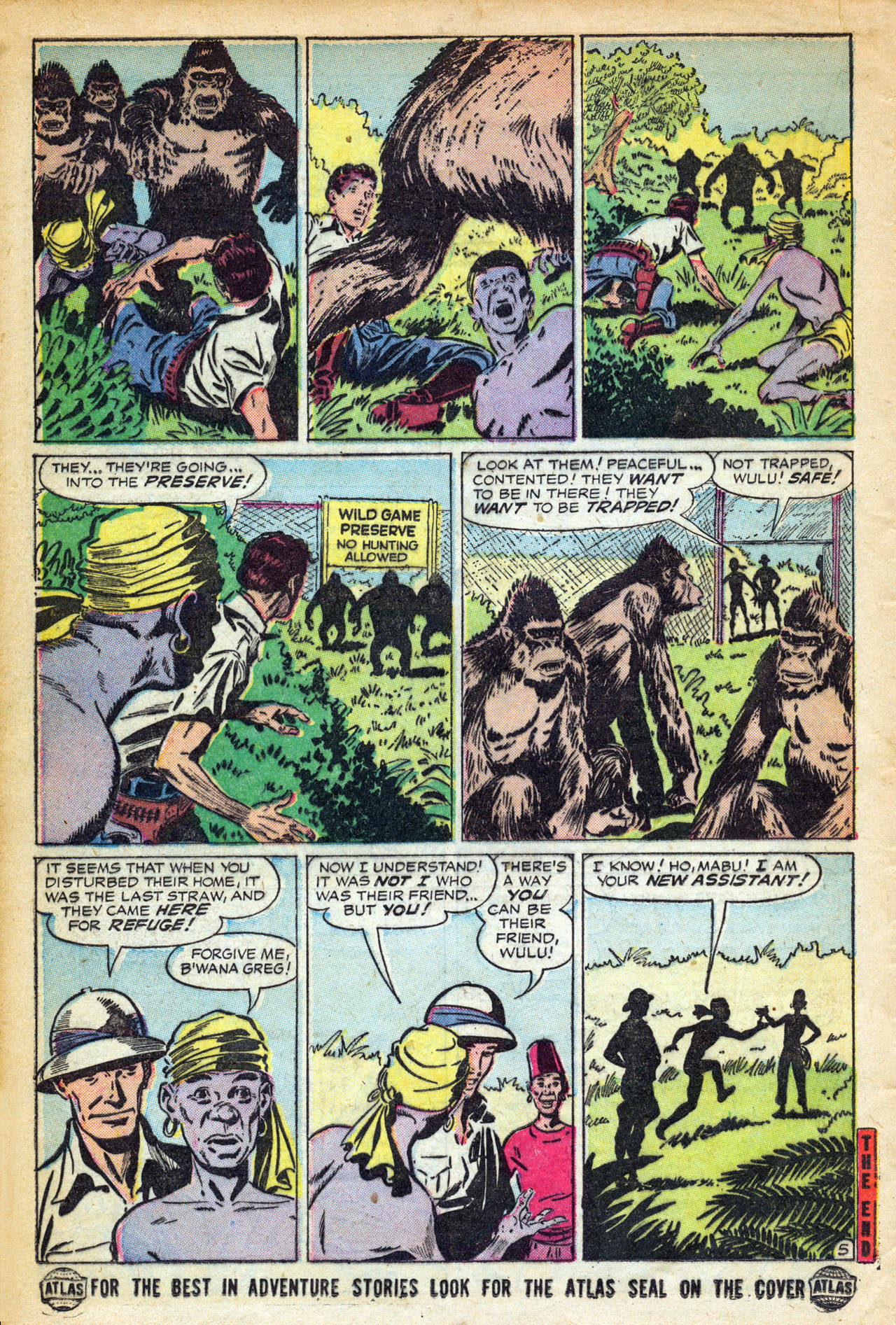 Read online Lorna, The Jungle Girl comic - Issue #15