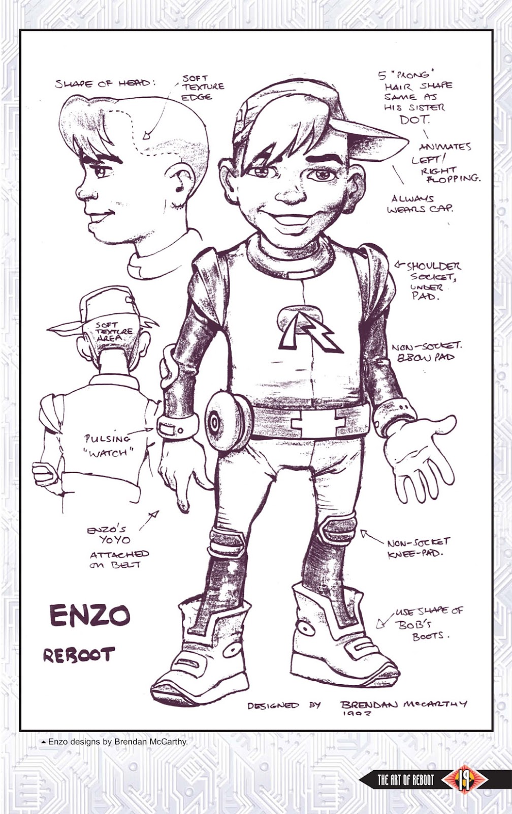 Read online The Art of Reboot comic - Issue # TPB