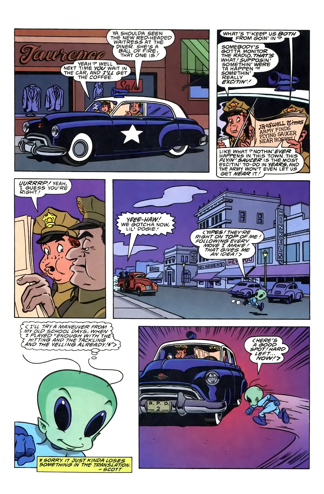 Read online Roswell: Little Green Man comic - Issue #1