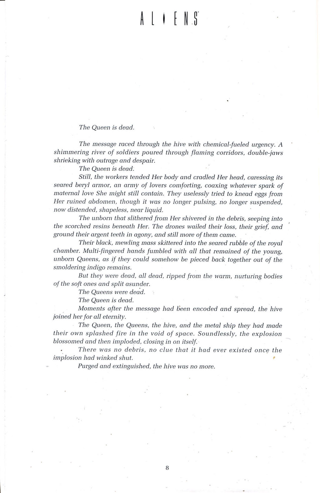 Read online Aliens: Tribes comic - Issue # TPB