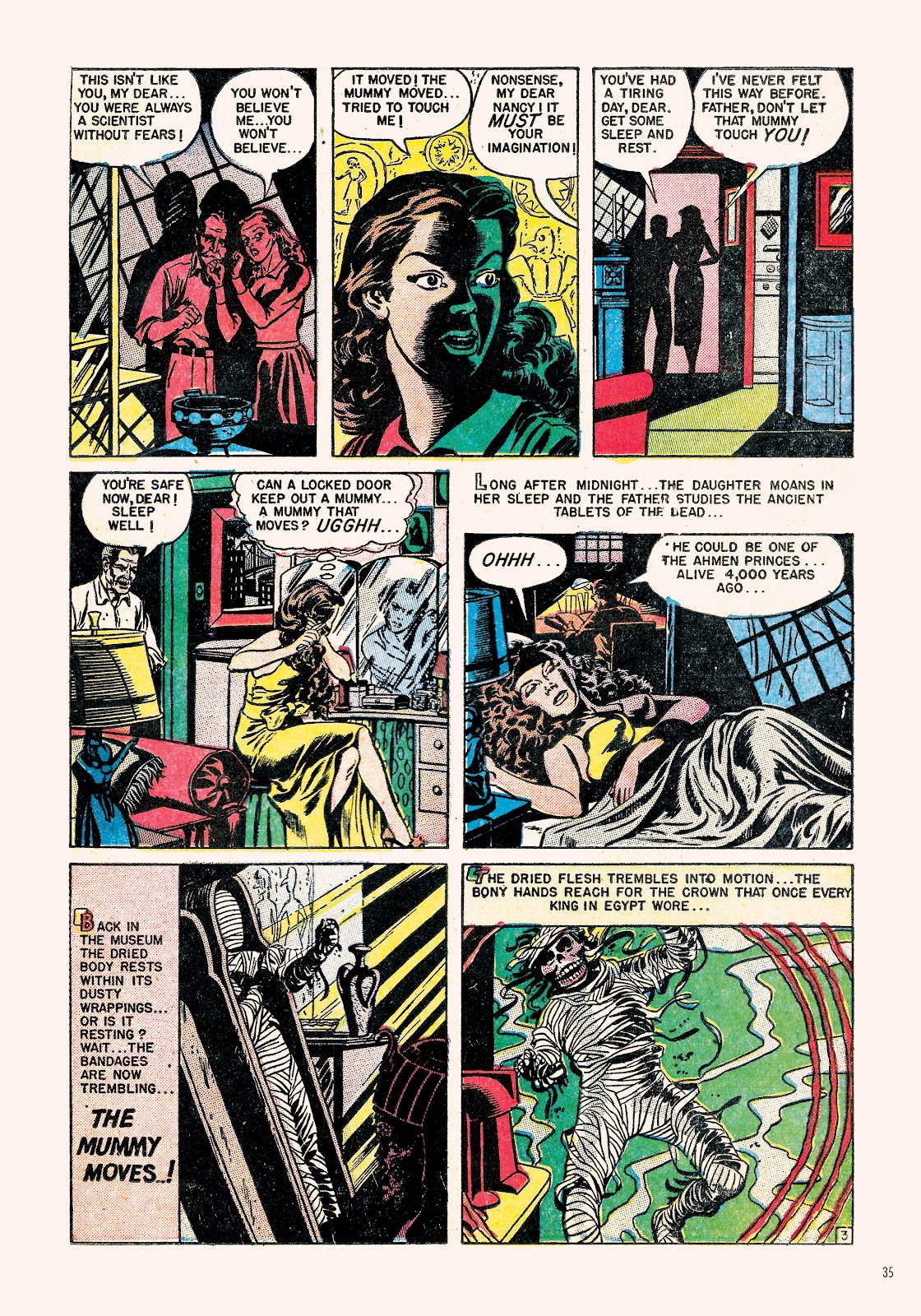 Read online Classic Monsters of Pre-Code Horror Comics: Mummies comic ...