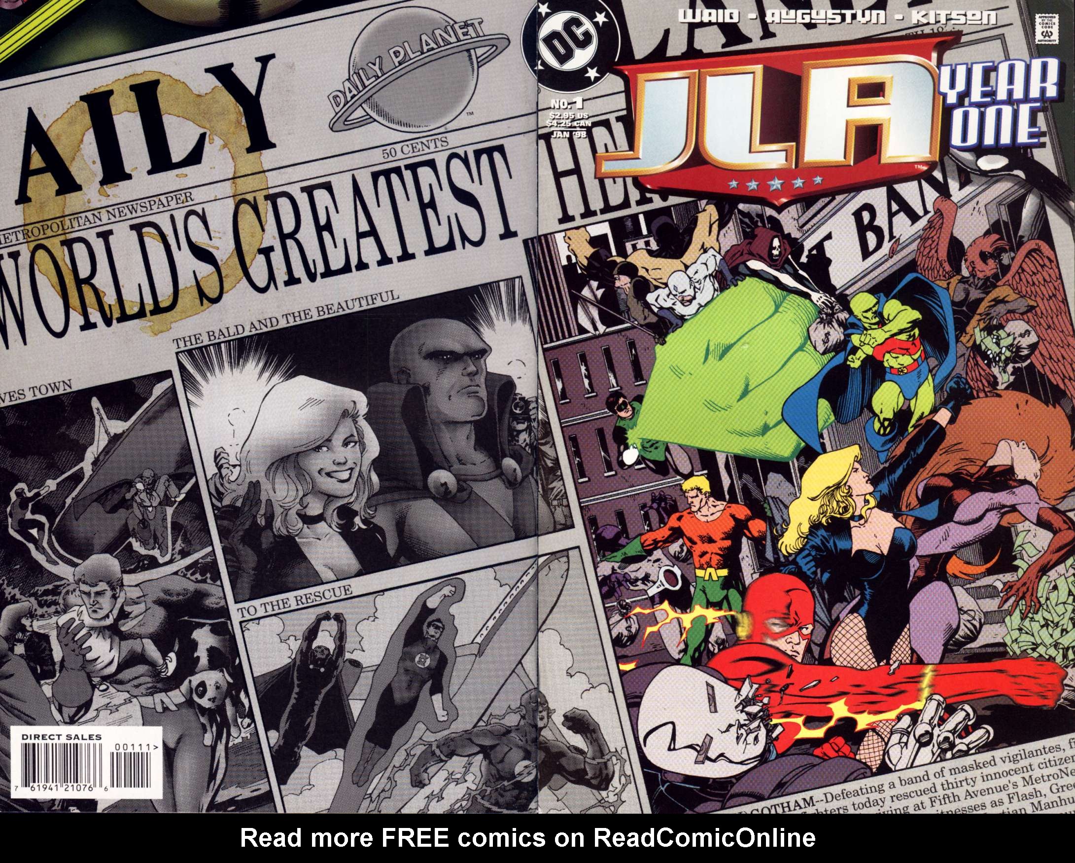 Read online JLA: Year One comic - Issue #1