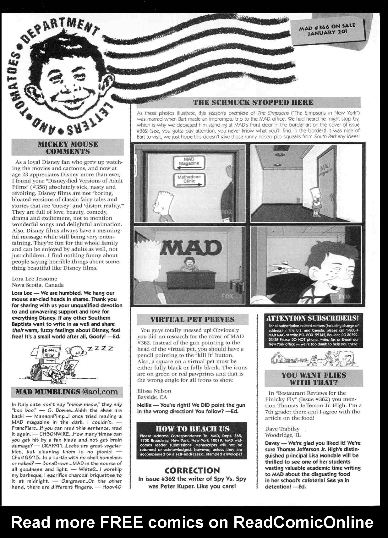 Read online MAD comic - Issue #365