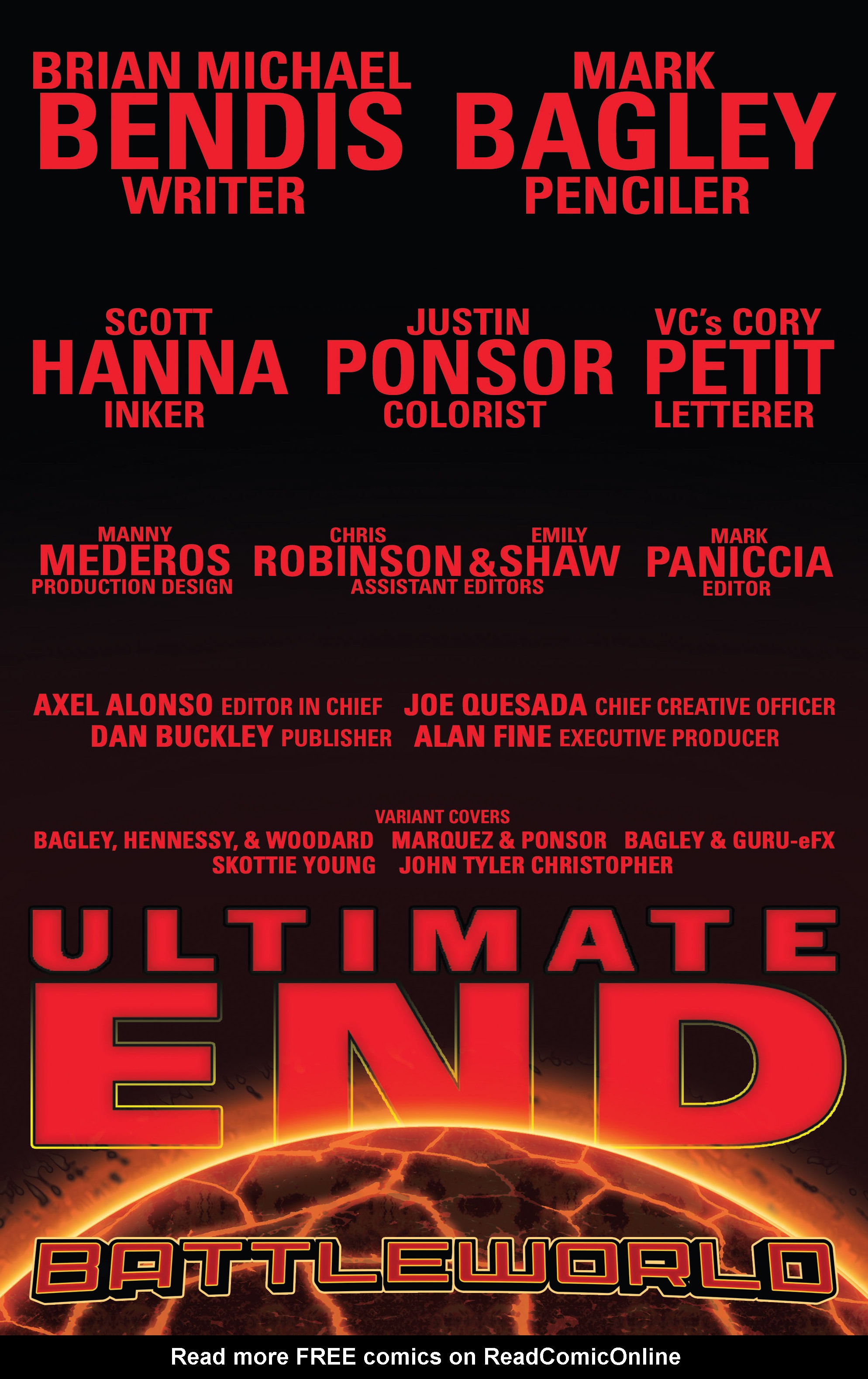 Read online Ultimate End comic - Issue #1
