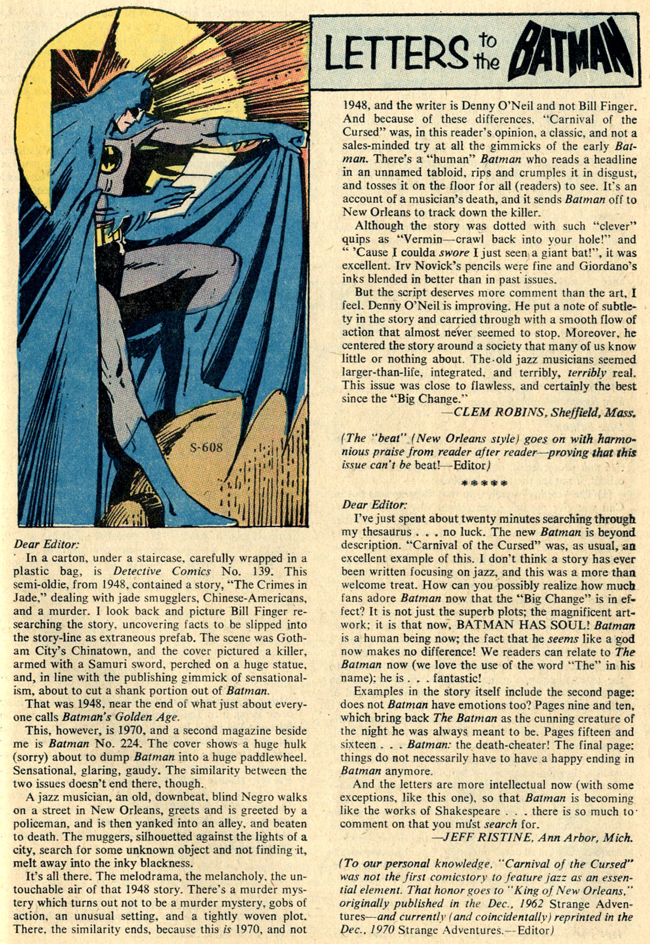 Read online Batman (1940) comic - Issue #227