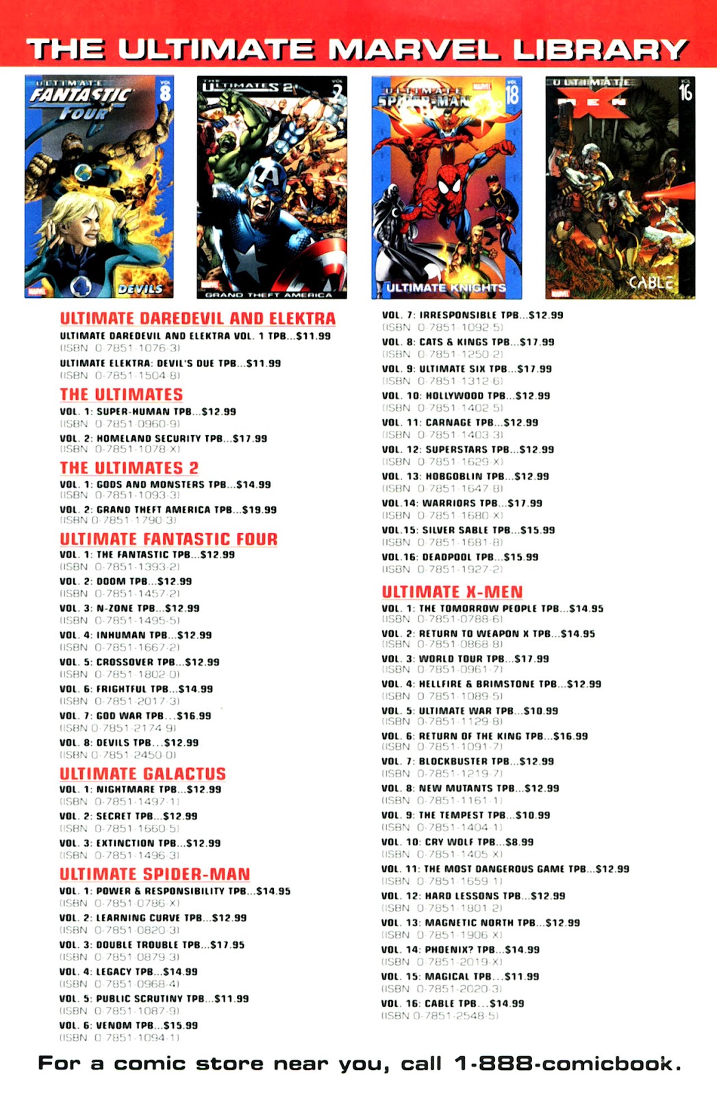 Read online Ultimate Marvel Sampler comic - Issue # Full