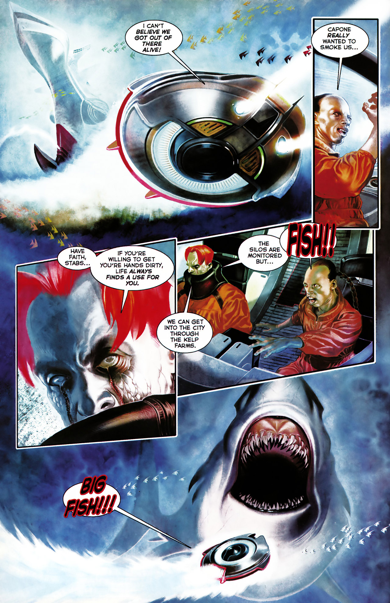 Shark Man Comic