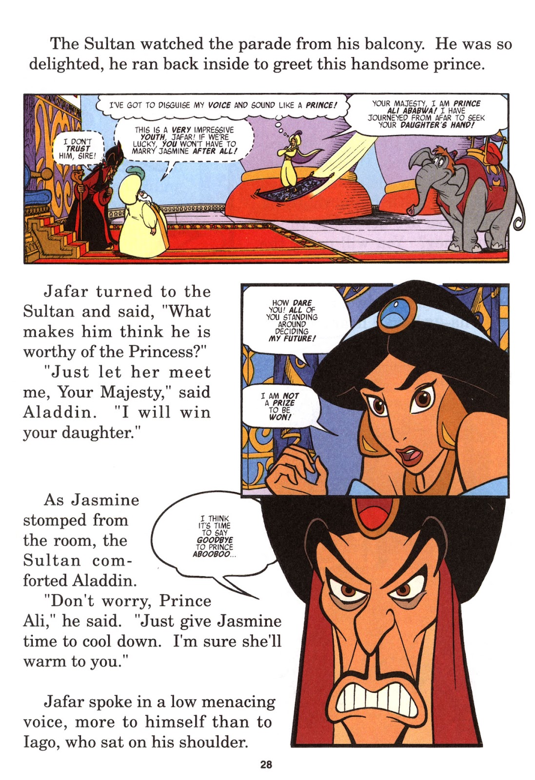 Read online Disney's Junior Graphic Novel Aladdin comic - Issue # Full