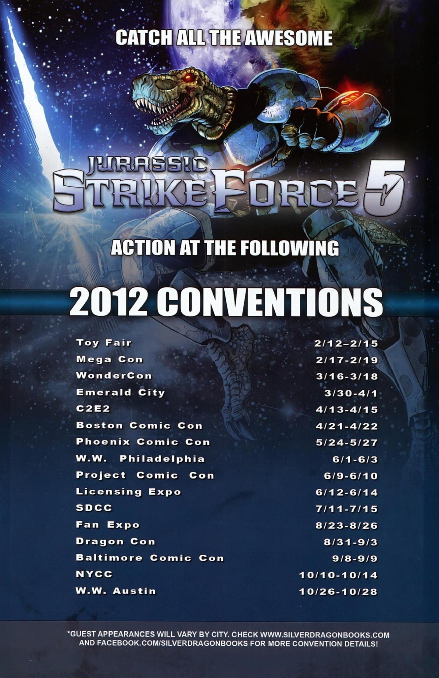 Read online Jurassic StrikeForce 5 comic - Issue # _Special