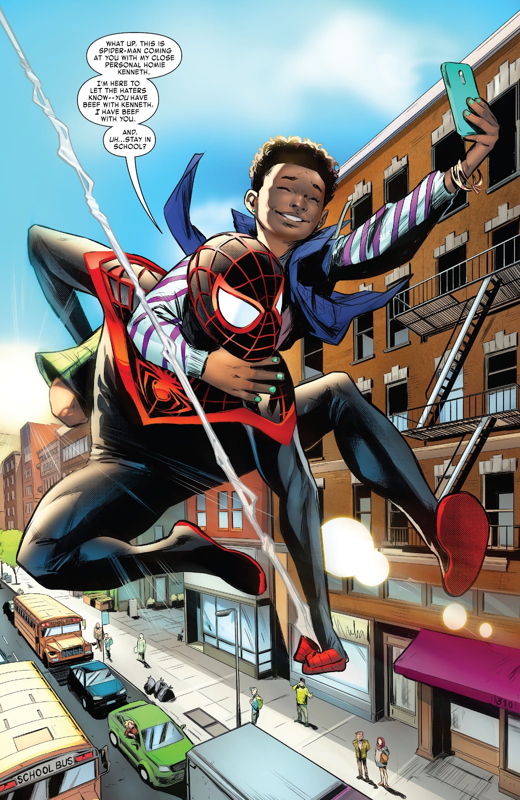 Read online Miles Morales: Spider-Man comic - Issue #17