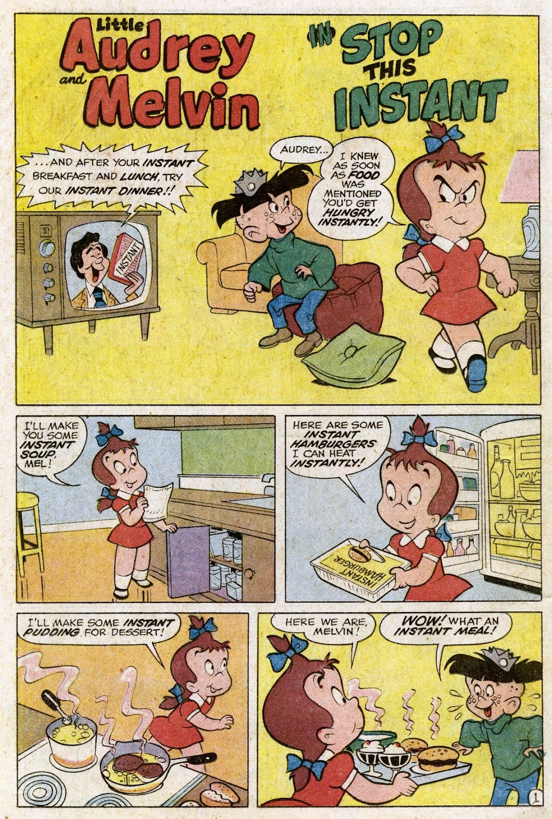 Read online Little Audrey And Melvin comic - Issue #52