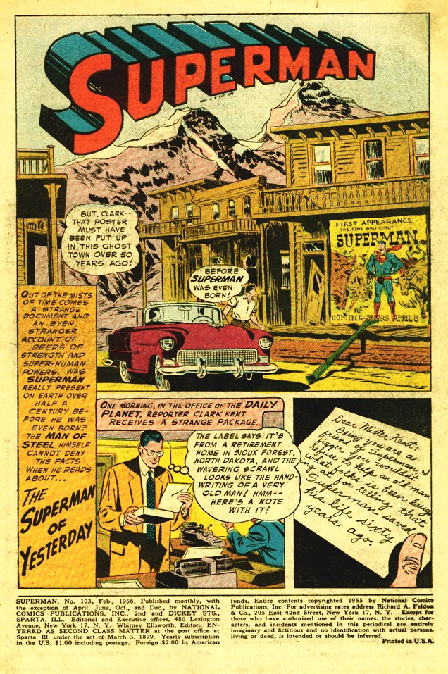 Read online Superman (1939) comic - Issue #103