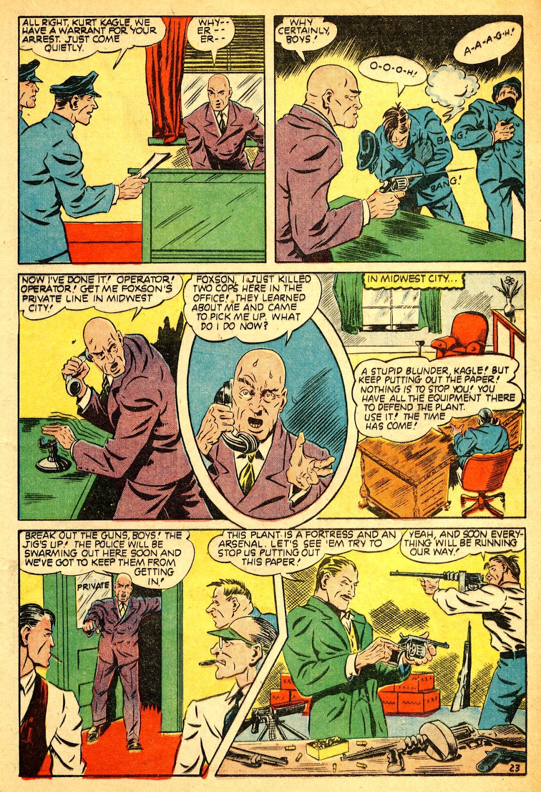 Read online Our Flag Comics comic - Issue #2