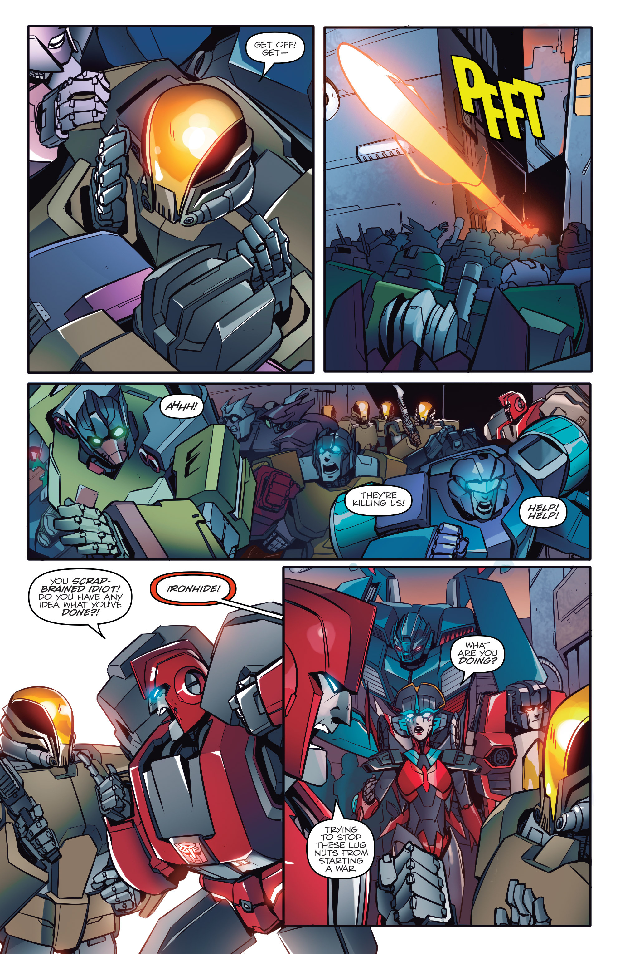 Read online Transformers: Till All Are One comic - Issue #1