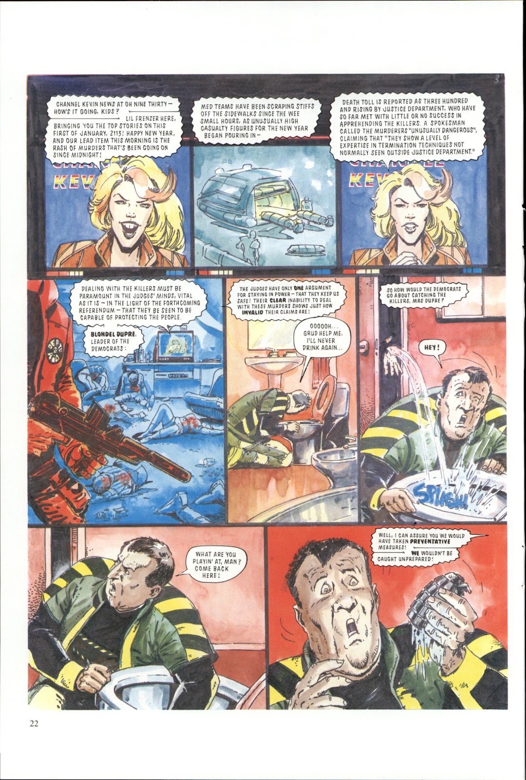 Read online Dredd Rules! comic - Issue #19