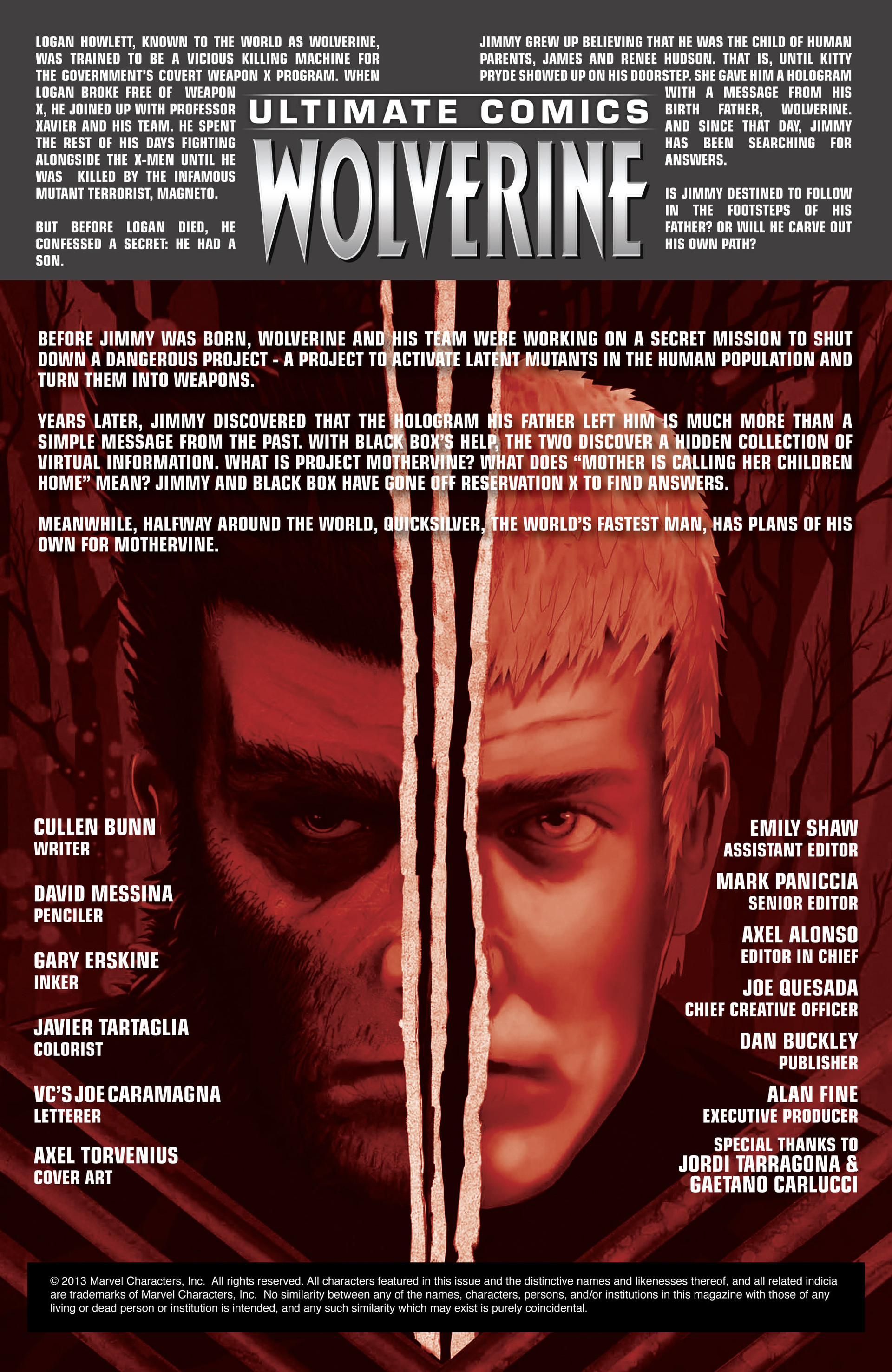 Read online Ultimate Comics Wolverine comic - Issue #2