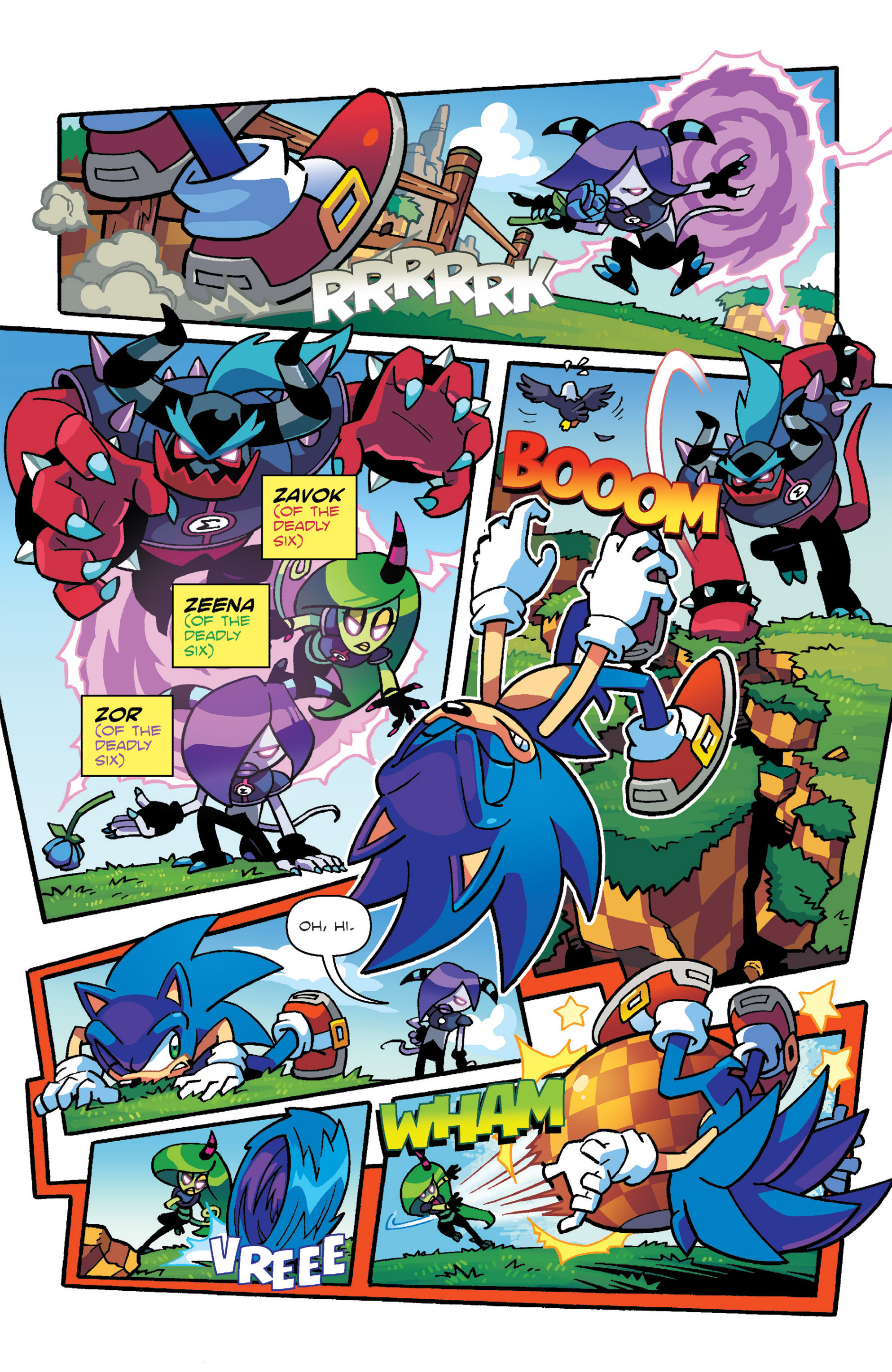 Read online Sonic: Worlds Unite Battles comic - Issue # Full