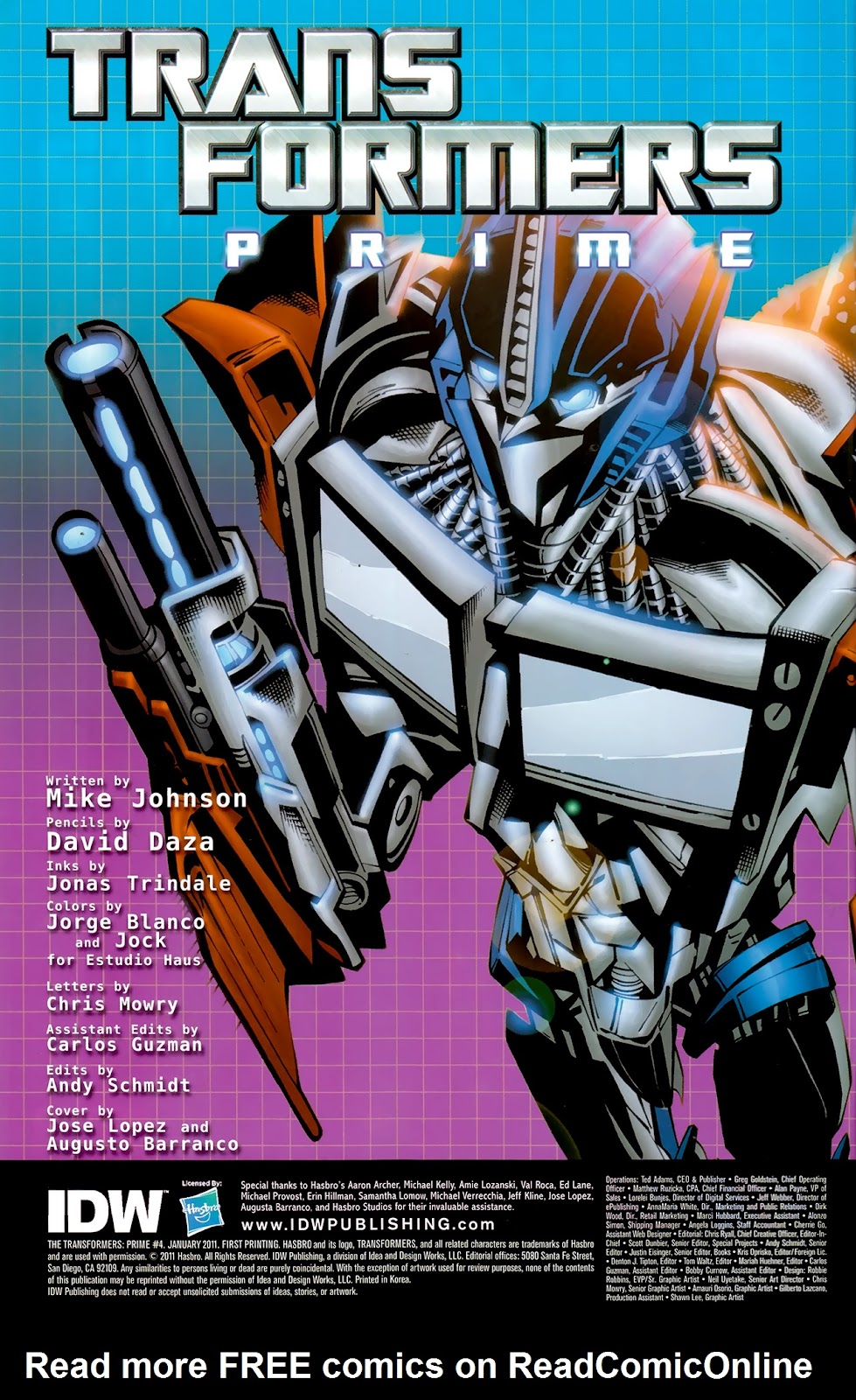 Read online The Transformers: Prime comic - Issue #4
