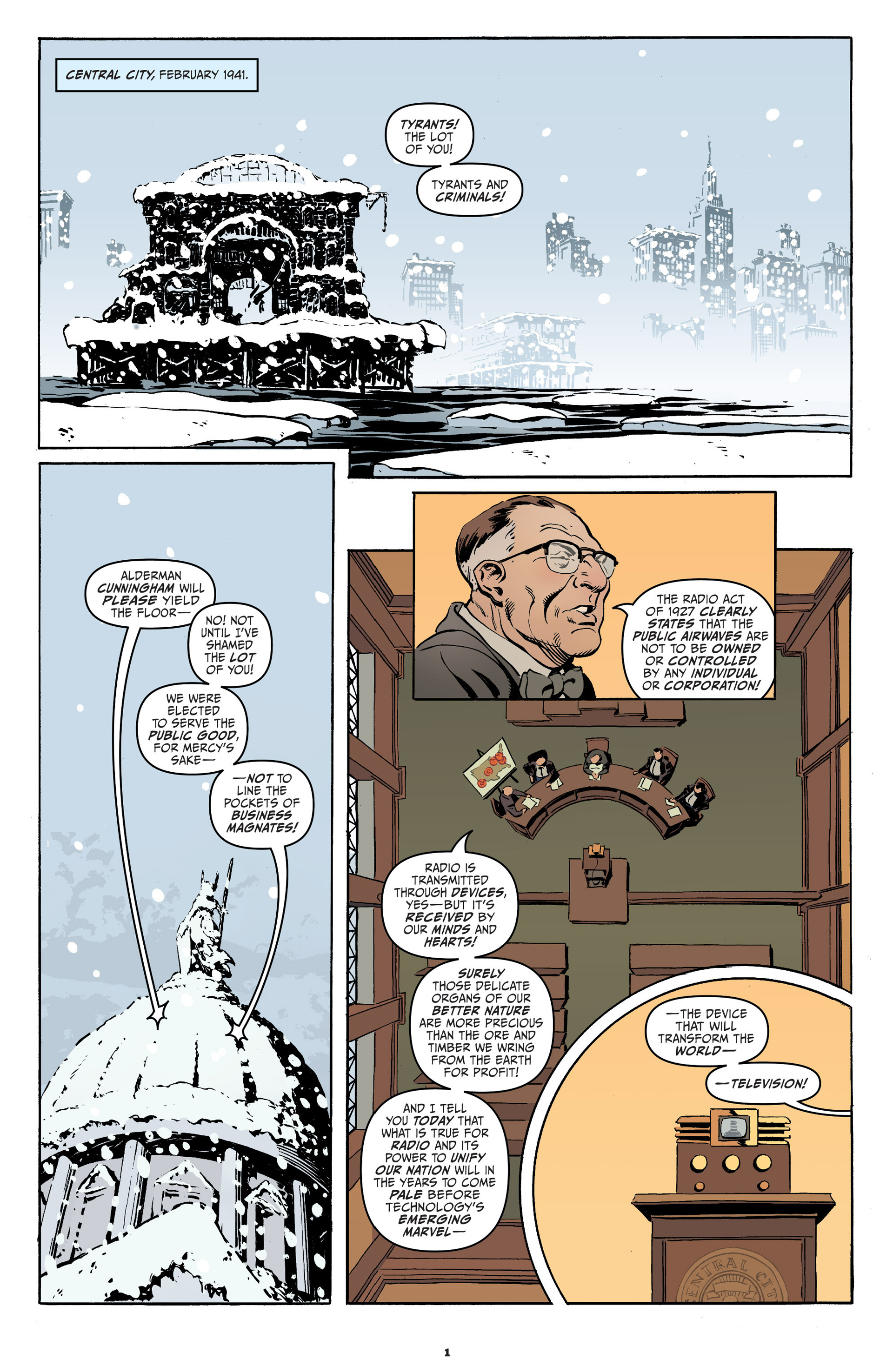 Read online The Rocketeer/The Spirit: Pulp Friction comic - Issue #1