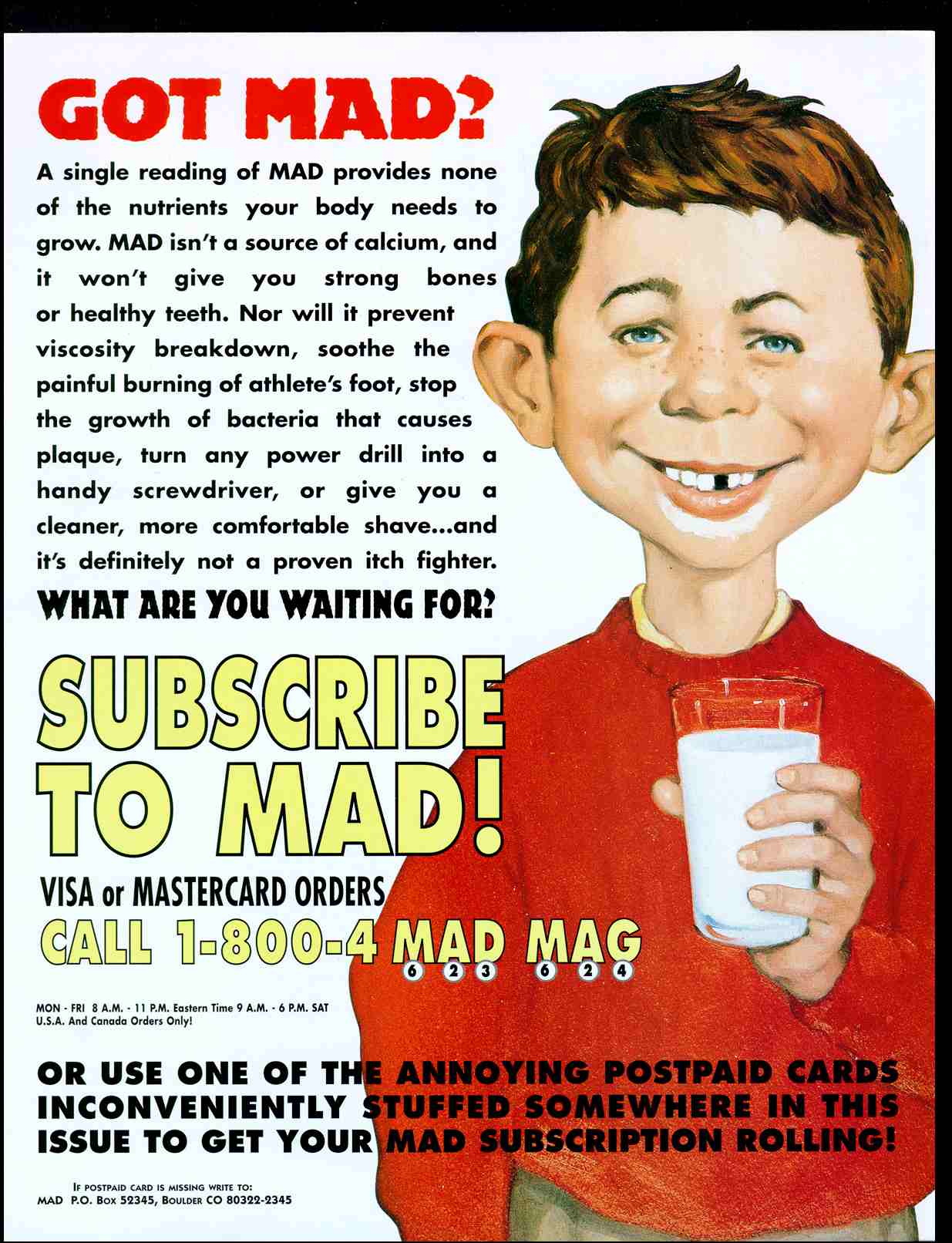 Read online MAD comic - Issue #365