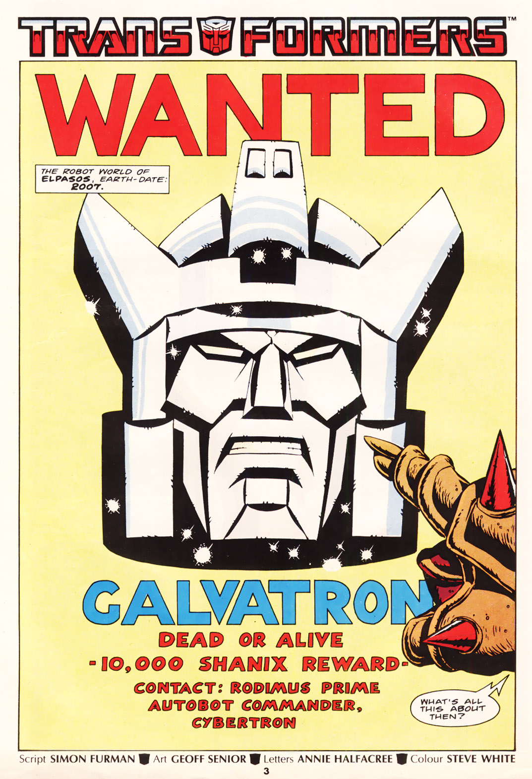 Read online The Transformers (UK) comic - Issue #113