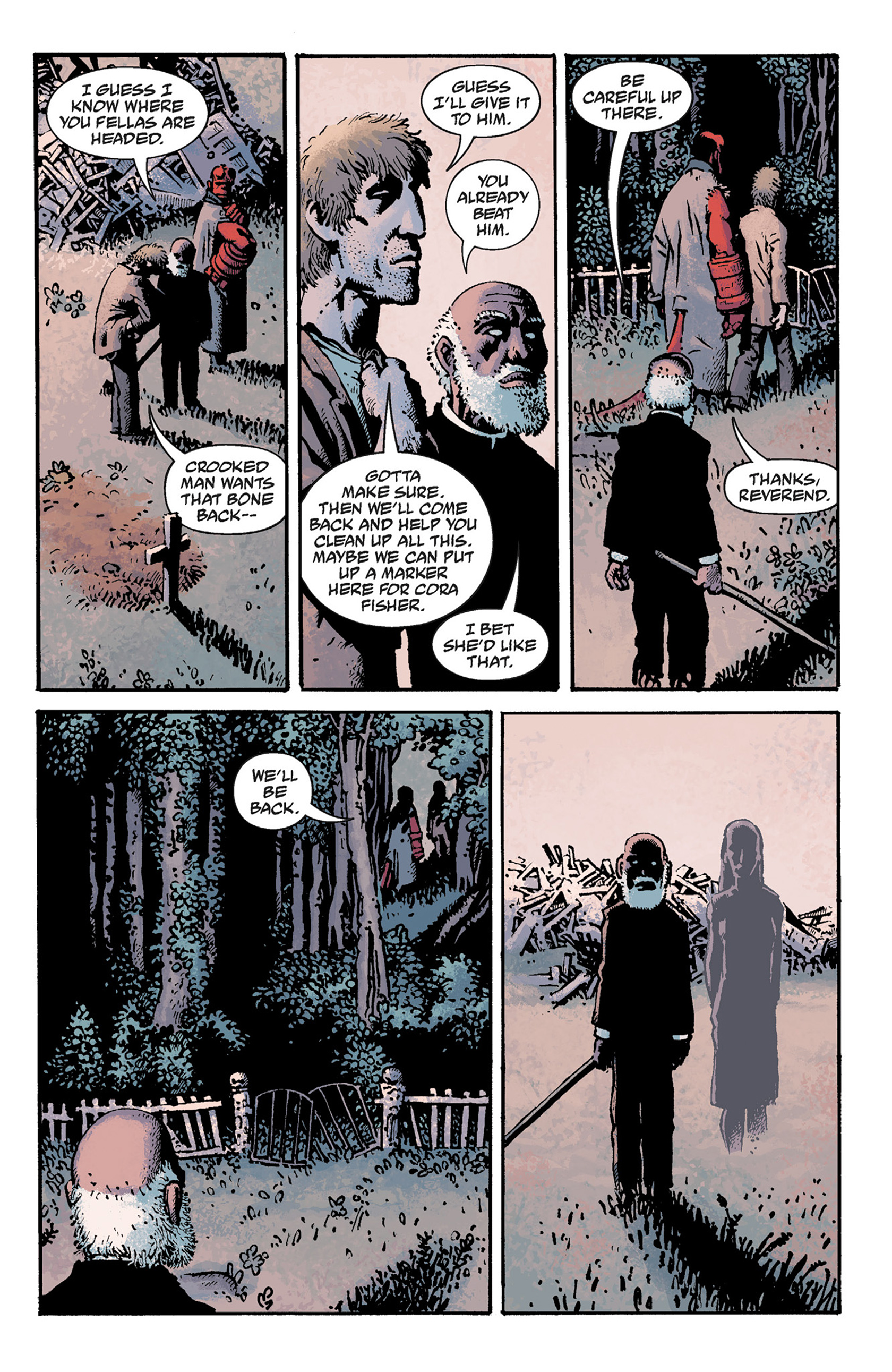 Read online Hellboy: The Crooked Man and Others comic - Issue # TPB