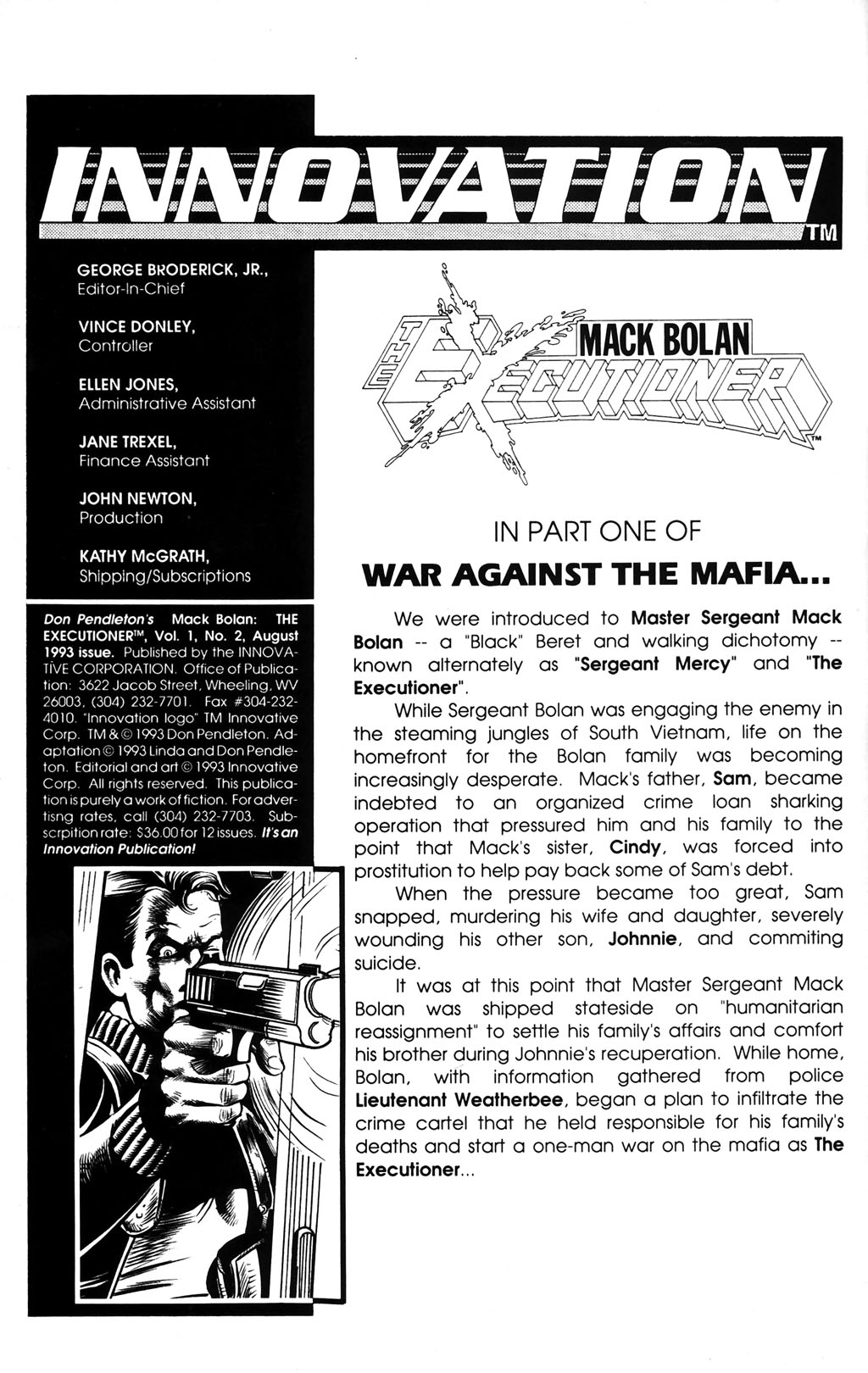 Mack Bolan The Executioner Issue 2 | Read Mack Bolan The Executioner ...