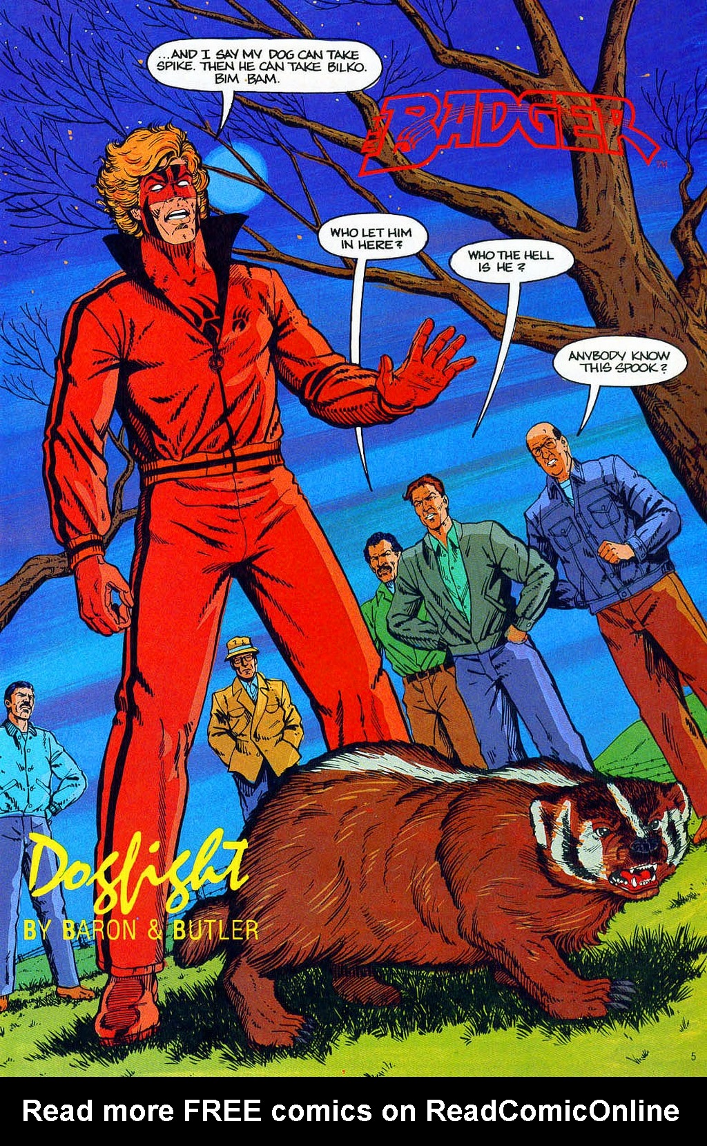 Read online The Badger comic - Issue #4