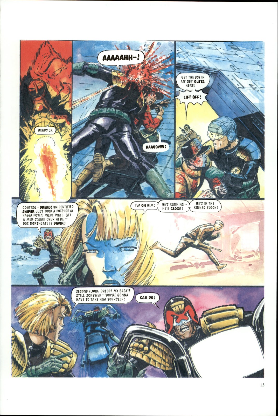 Read online Dredd Rules! comic - Issue #19