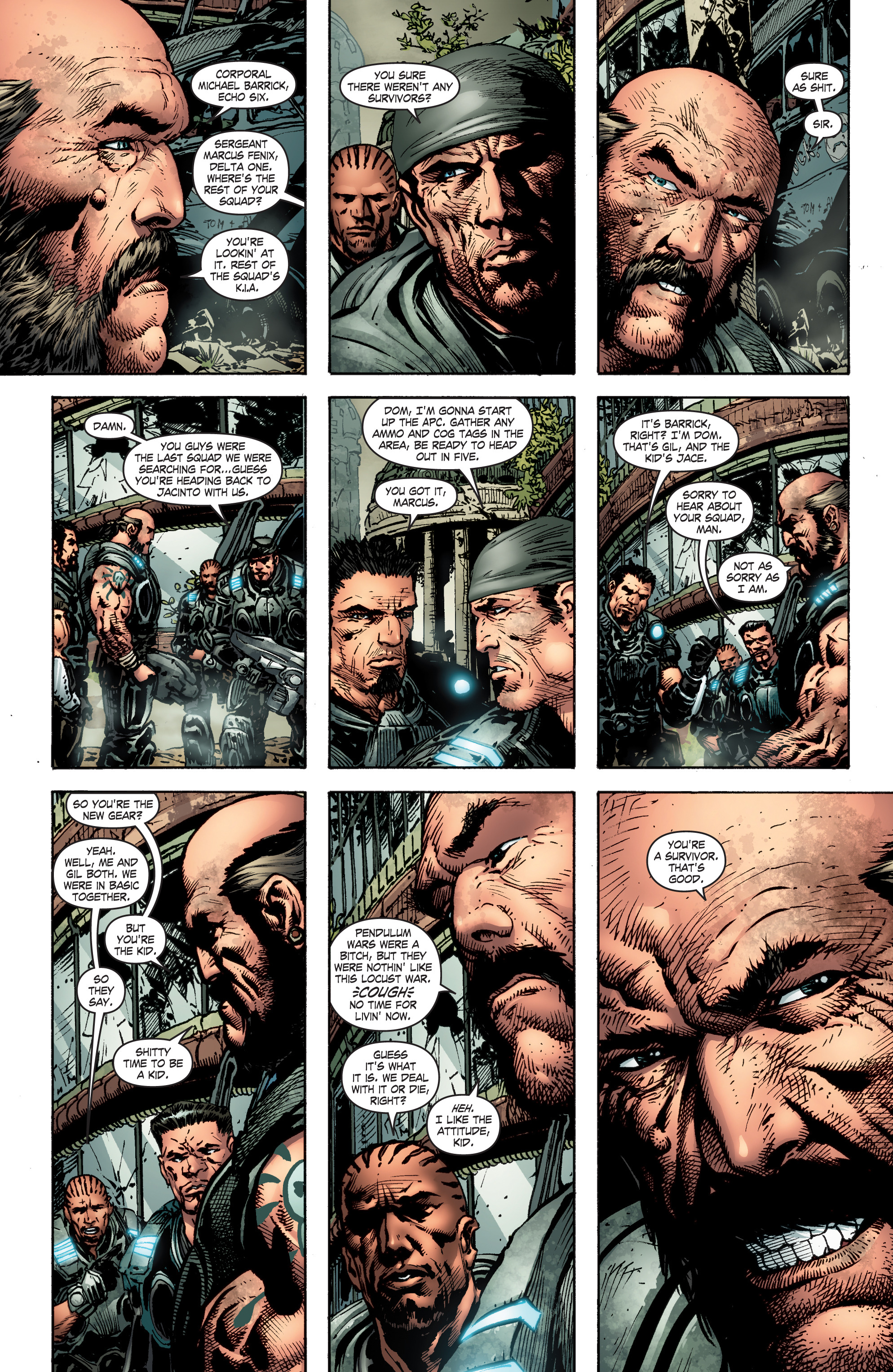 Read online Gears Of War comic - Issue #1