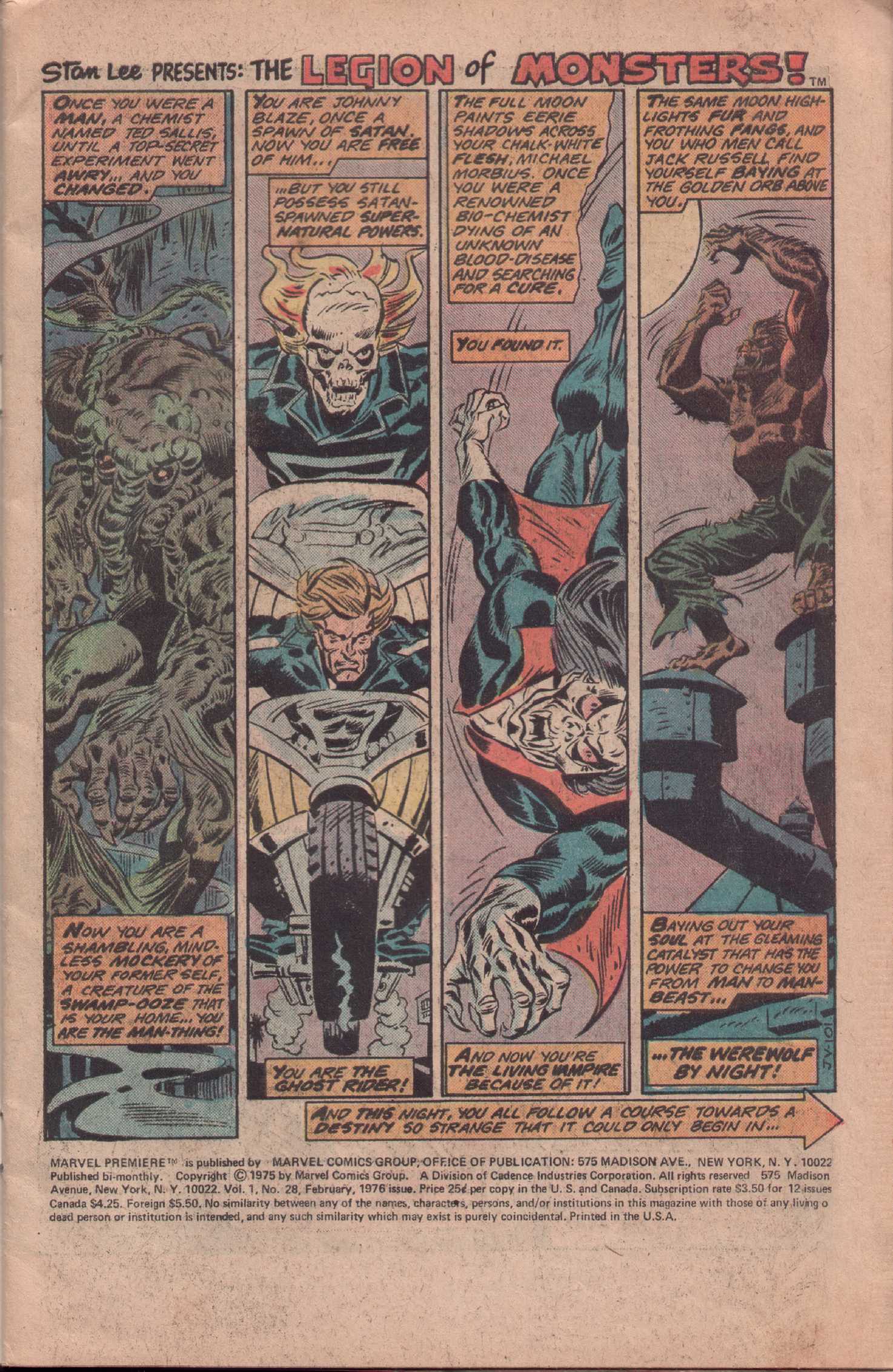 Read online Marvel Premiere comic - Issue #28