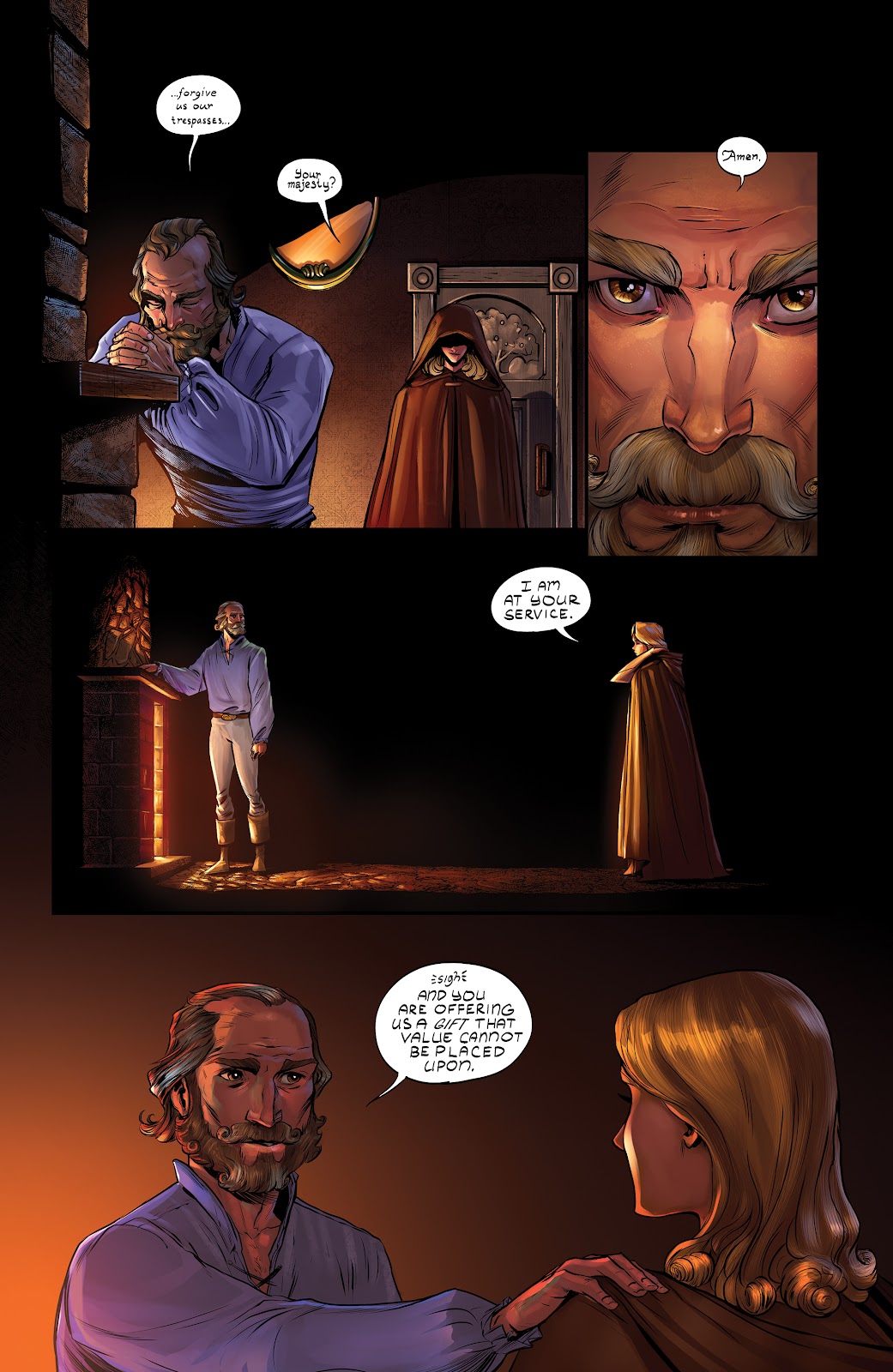 Read online George MacDonald's The Light Princess comic - Issue #1